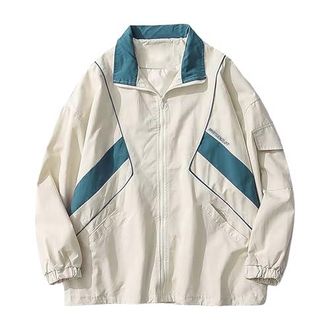 Generic Veste Femme Chic Et Elegant Veste d&eacute;contract&eacute;e l&eacute;g&egrave;re coupe-vent utilitaire pour femme style streetwear cor&eacute;en coupe ample &eacute;l&eacute;gante v&ecirc;tement ext&eacute;rieur