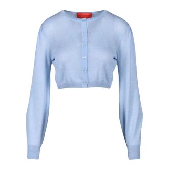 Wild Cashmere Strickjacke - - Knitwear - Damen - Blau - L