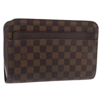Louis Vuitton Sac pochette Damier Ebene Pre-owned - Femme - Pre-owned - Brun - Taille: ONE Size