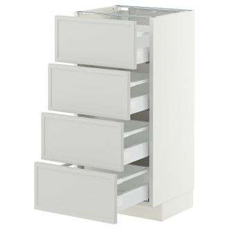 IKEA METOD / MAXIMERA Unterschr., 4 Fronten/4 Schubladen