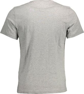 Tommy Hilfiger Logo-Embroidered Cotton T-Shirt - Gray
