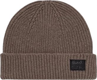 Paul Smith Bonnet en laine m&eacute;rinos et cachemire - Homme - Accessoires - Brun - Taille: ONE Size