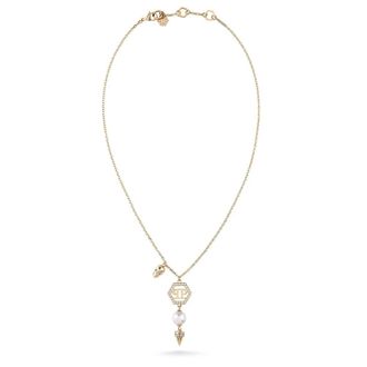Philipp Plein Dekorative Perlenkette - - Accessories - Damen - Gelb - ONE SIZE