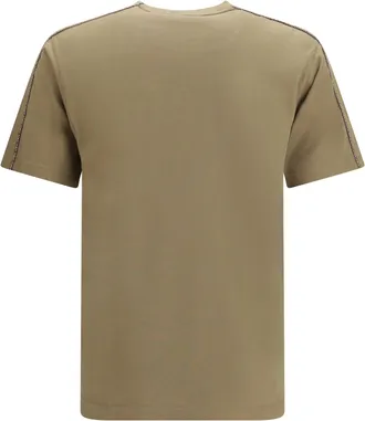 Burberry Embroidered Logo T-Shirt - Brown