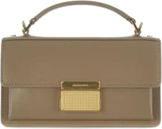 Golden Goose Crossbody Bags - Structured Neutral Cow Leather Venezia Small Handb - Gr. unisize - in Beige - f&uuml;r Damen