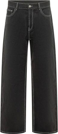 Palm Angels Homme, Jeans, Noir, Taille: W31 Logo Denim 5 Pkts