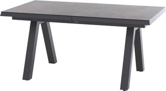 Siena Garden Tirana Ausziehtisch 160/200x90cm matt anthrazit