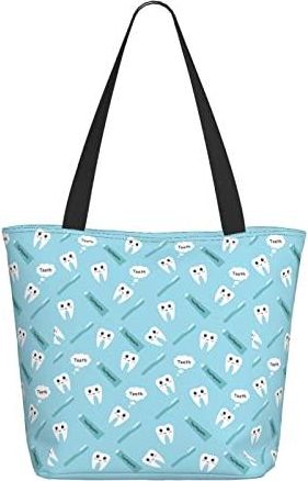AOOEDM Joli sac &agrave; provisions pour dents et dentifrice pour femme 33 x 28 x 19 cm. Le cadeau parfait pour la Saint-Valentin. Cest de la Saint-Valentin pour ma