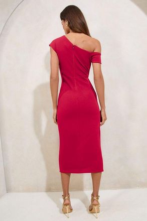 Lipsy Midikleid Lipsy Midikleid mit geraffter Taille, Regular (1-tlg)