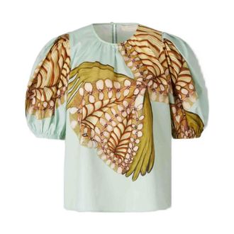 Ulla Johnson Femme, Blouses et Chemises, Multicolore, Taille: 34 FR Ravena Puff Sleeve Top