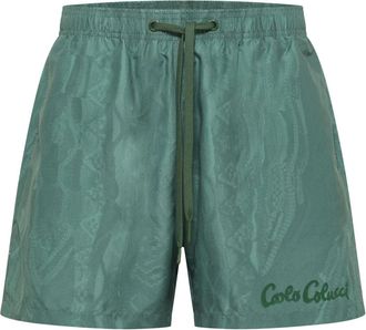 Carlo Colucci Homme, Maillots de bain, Vert, Taille: M Swimming Trunks