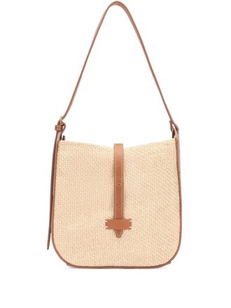 Roberto Cavalli sac porté épaule à design tissé - Tons neutres