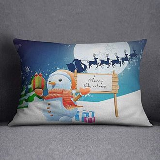 Bonamaison Le Jardin du Lin Kissenhüllen, Cotton, Mehrfarbig, 45x45