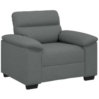 vidaXL Sessel Dunkelgrau 60 cm Stoff Vidaxl