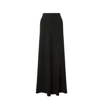 Alberta Ferretti Femme, Jupes, Noir, Taille: 36 FR Longue Jupe Cady Stretch