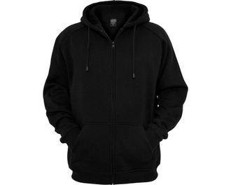 Urban Classics Sweatjacke XXL Kapuzen Sweatjacke schwarz Urban Classics