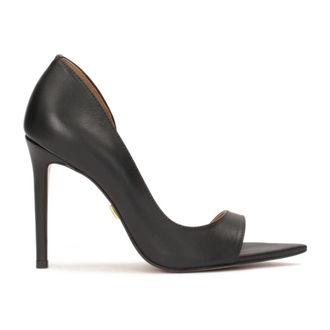 Kazar Schwarze Peep-Toe-Pumps mit spitzer Nase - - Shoes - Damen - Schwarzk - 36 EU