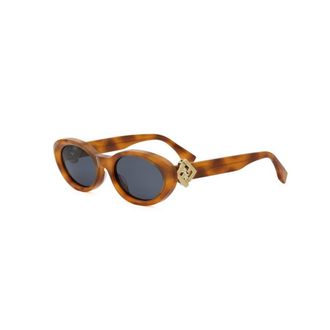 Fendi FF Diamonds Fe40140U 56V Sonnenbrille - - Accessories - unisex - Braun - 53 MM