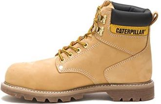 CAT Caterpillar Mens Second Shift Steel Toe Work Boot,Honey,9 W US