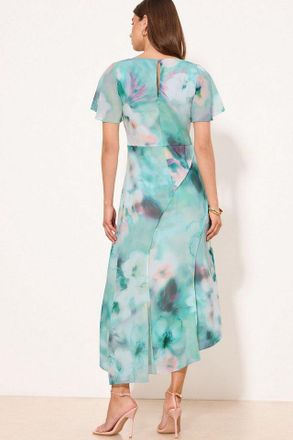 Lipsy Midikleid Lipsy Midikleid mit Bindeg&uuml;rtel, Print, Regular (1-tlg)
