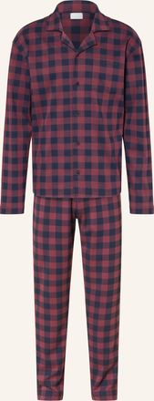 Mey Mey Schlafanzug Serie Lumber Grid blau