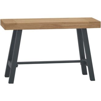 vidaXL Banc 80 cm Bois massif de teck vidaXL