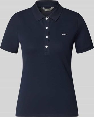 GANT Slim Fit Poloshirt mit Label-Stitching