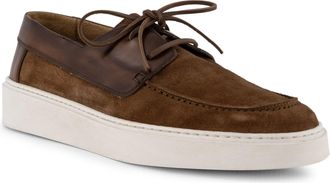 Rosso E Nero Herren Sneaker braun Glattleder