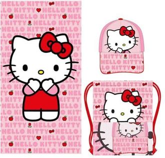 Hello Kitty Badetuch Rosa
