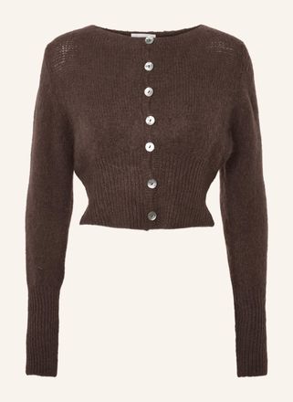 Americandreams Americandreams Alpaca Corset Fit Cardigan Matilda braun