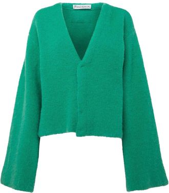 J.W.Anderson Cardigan mit V-Ausschnitt - Gr&uuml;n
