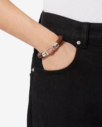 Isabel Marant Bracelet Taylor - Femme - Havane-argent - Taille T2 - Isabel Marant