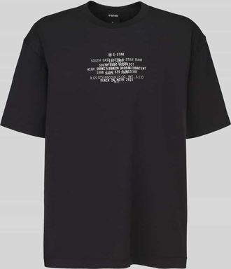 G-Star T-Shirt mit zentralem Logo-Print
