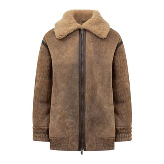Salvatore Santoro W25Santd49028D Shearling Jacke - - Jackets - Damen - Braun - S