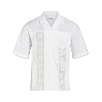 Marine Serre Herren, Shirts, Wei&szlig;, MGr&ouml;&szlig;e