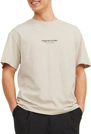 Jack & Jones Jorvesterbro Tee S Crew Neck Noos Homme Polo, Beige, L