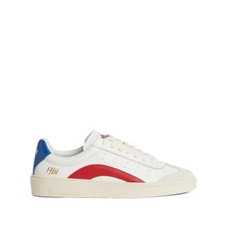 Dsquared2 Homme, Chaussures, Blanc, Taille: 45 EU Baskets Blanche à Lacets Bout Rond