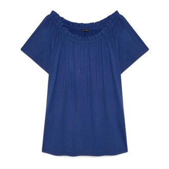 Fiorella Rubino Damen, Blusen & Hemden, Blau, XLGr&ouml;&szlig;e