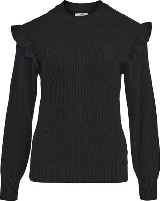 Object OBJMALENA L/S Ruffle Pullover NOOS