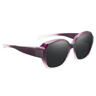 Generico Lunettes de soleil &agrave; monture carr&eacute;e polaris&eacute;e, anti-UV - Verres anti-reflets pour la conduite, la p&ecirc;che, le cyclisme, la randonn&eacute;e, la course &agrave; pied, 