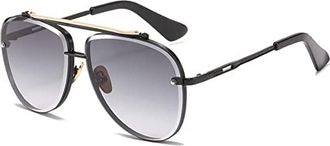 Generic Lunettes de soleil tendance en métal pour hommes et femmes, pare-soleil dextérieur pour conduite (couleur : B, taille : moyen) 2026