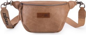 Wrangler Gro&szlig;e Bauchtaschen f&uuml;r Damen, H&uuml;fttasche, Reiseg&uuml;rteltasche, Crossbody-Tragetasche, A-Khaki, 6.5 x 2 8.75 inches, Tragetasche