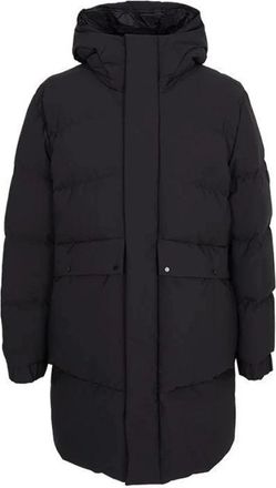 Moncler Homme, Manteaux, Noir, Taille: L Avioth Long Tech Down Jacket