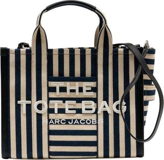 Marc Jacobs Femme, Sacs, Multicolore, Taille: ONE Size Le sac cabas moyen The Stripe Canvas