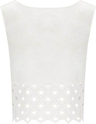 Max Mara TOP MAGGIO BLANC MAX MARA BEACHWEAR