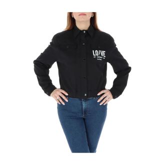 Love Moschino Damen, Jacken, Schwarzk, XLGr&ouml;&szlig;e