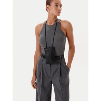 Calvin Klein Handytasche Calvin Klein Foil Emboss Phone Crossbody LV04D1037G Schwarz