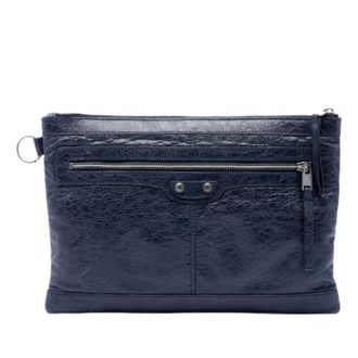 Balenciaga Pre-owned Vintage Clutch - - Pre-owned - Damen - Blau - ONE SIZE