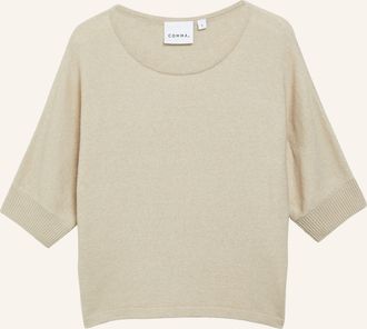 Comma Comma Pullover Mit 3/4-Arm beige