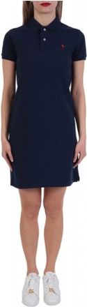 Ralph Lauren Femme, Robes, Bleu, Taille: 42 FR Logo Mini Dress